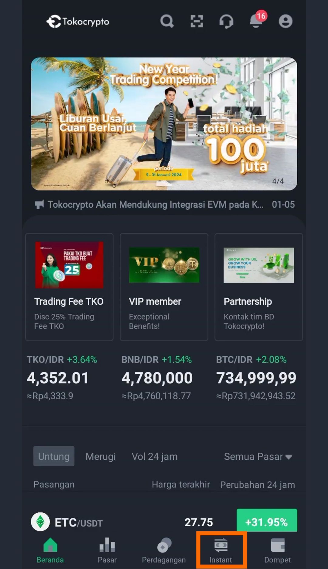 Cara Beli Bitcoin (BTC) dan Menjualnya ke Rupiah di Tokocrypto – Tokocrypto