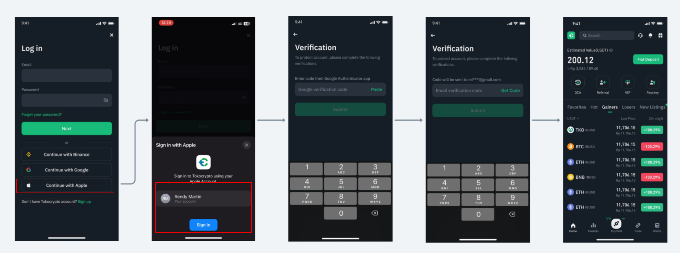 Enhance Your Tokocrypto Experience with Apple Authentication Login ...